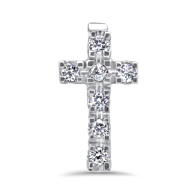 Mini Diamond Cross » JY Jewellery, serving Oakville, Burlington ...