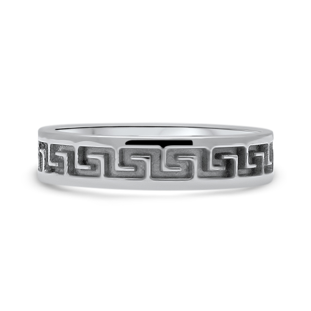 Greek Key Wedding Band » JY Jewellery, serving Oakville, Burlington ...
