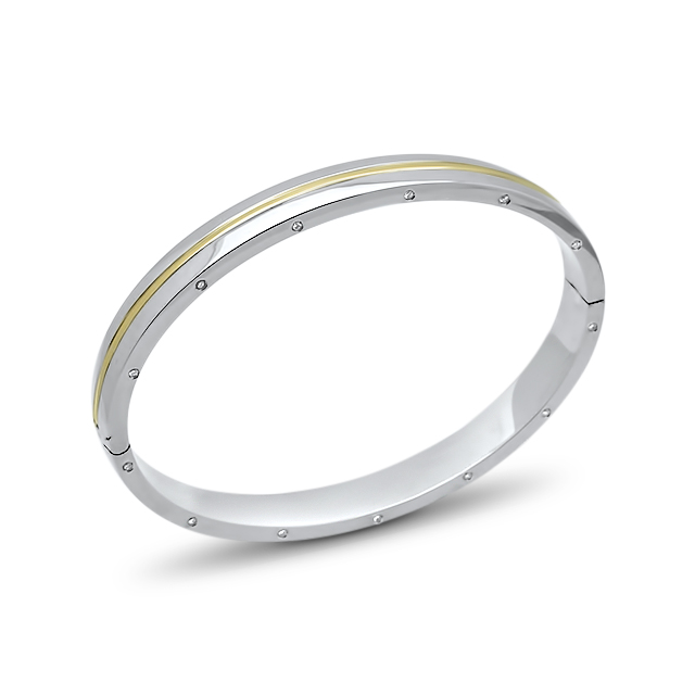 Two-Tone Bangle » JY Jewellery, serving Oakville, Burlington ...